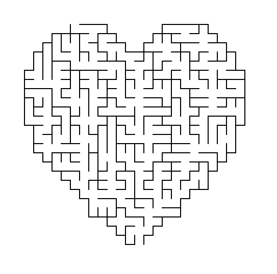 Masked Maze Generator | Create Custom Shape Mazes